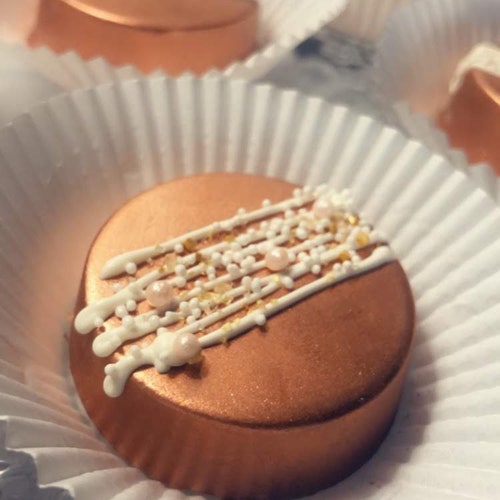 Rose Gold Chocolate Covered Oreos - Etsy
