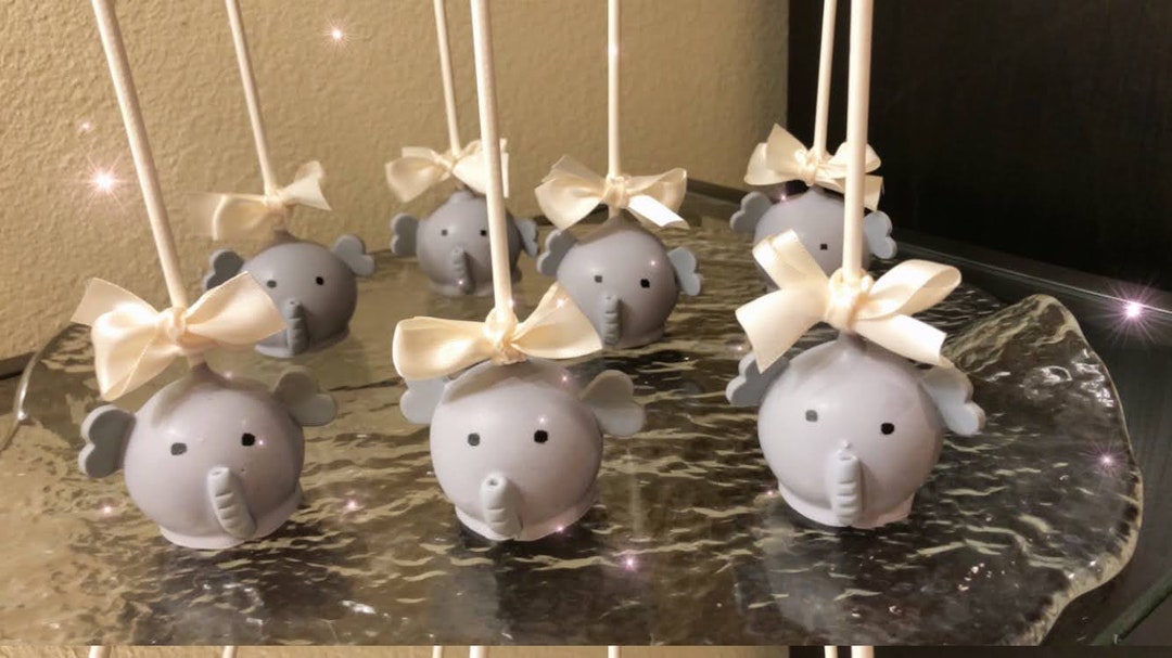 Elephant Cake Pop - Etsy