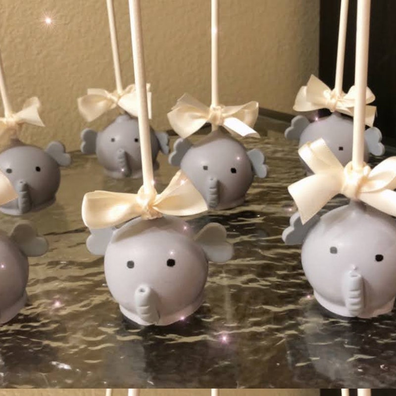 Elephant Cake Pops - Etsy
