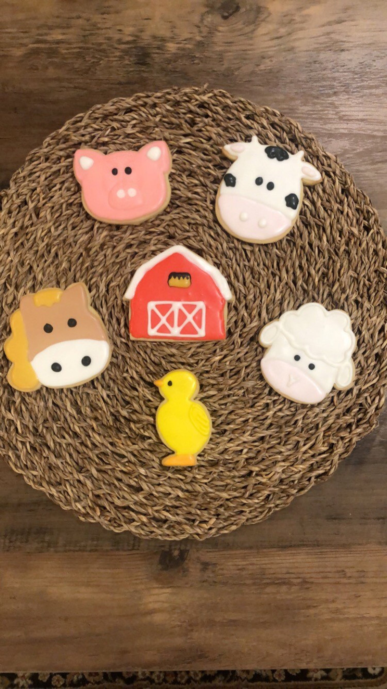 Farm Animal Cookies - Etsy