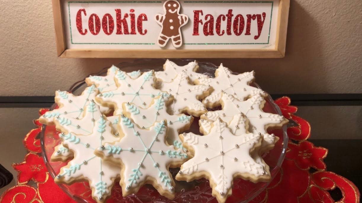Snowflake Cookies | Etsy