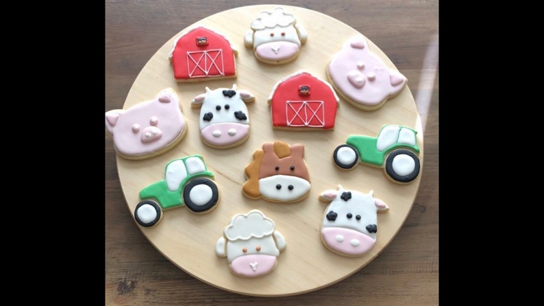Farm Animal Cookies - Etsy