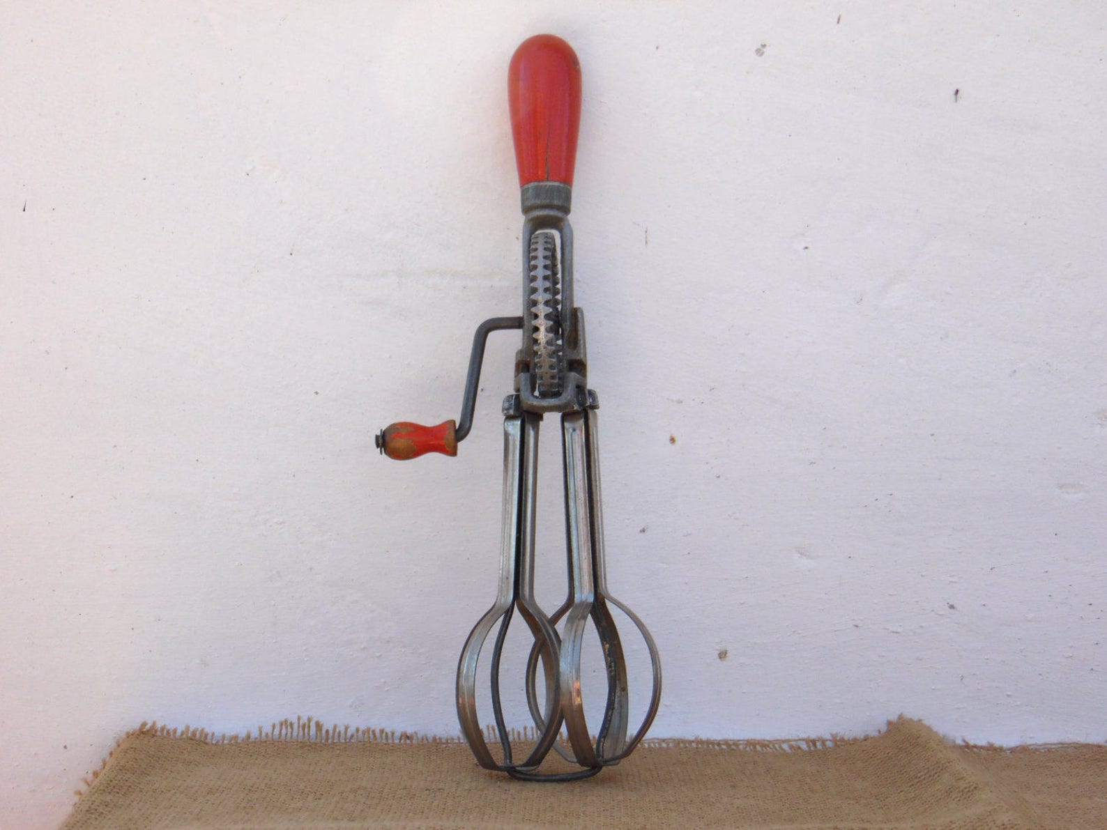 Vintage Hand Whisk Hand Mixer - Etsy