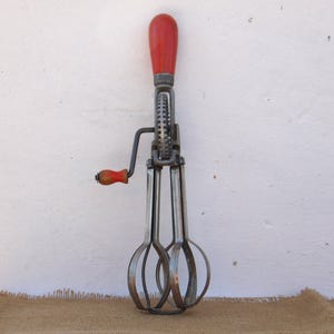 Vintage Hand Whisk Hand Mixer - Etsy
