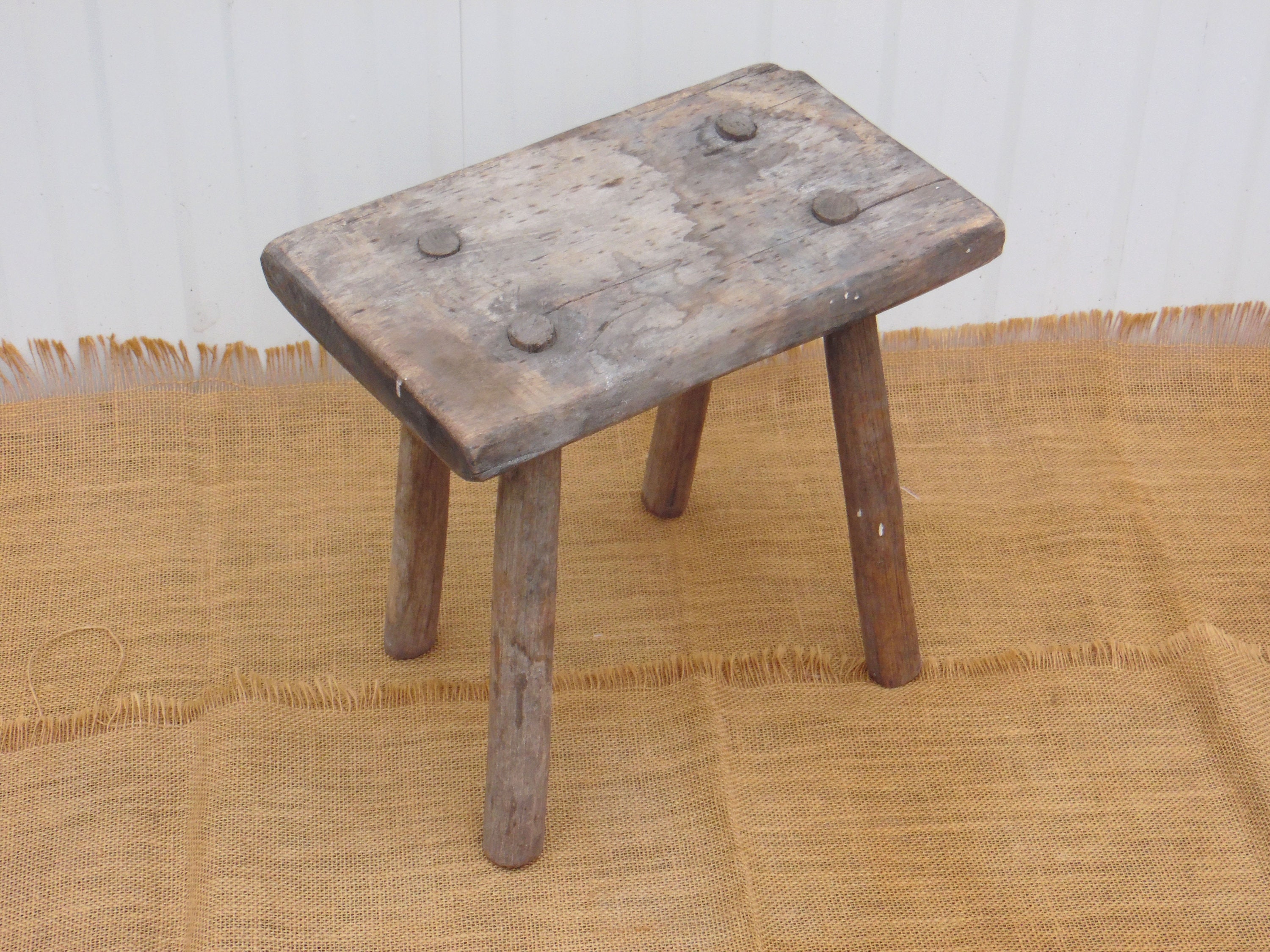 Primitive Milking Stool Antique Stool Primitive Farmhouse - Etsy Canada