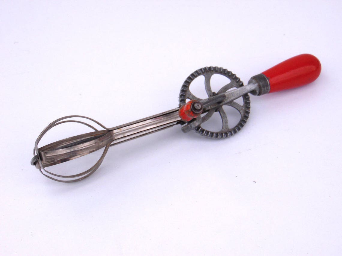 Vintage Hand Whisk Hand Mixer - Etsy