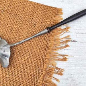 Vintage Tin Sauce Ladle With Wooden Handle - Rustic Kitchen Decor - Etsy