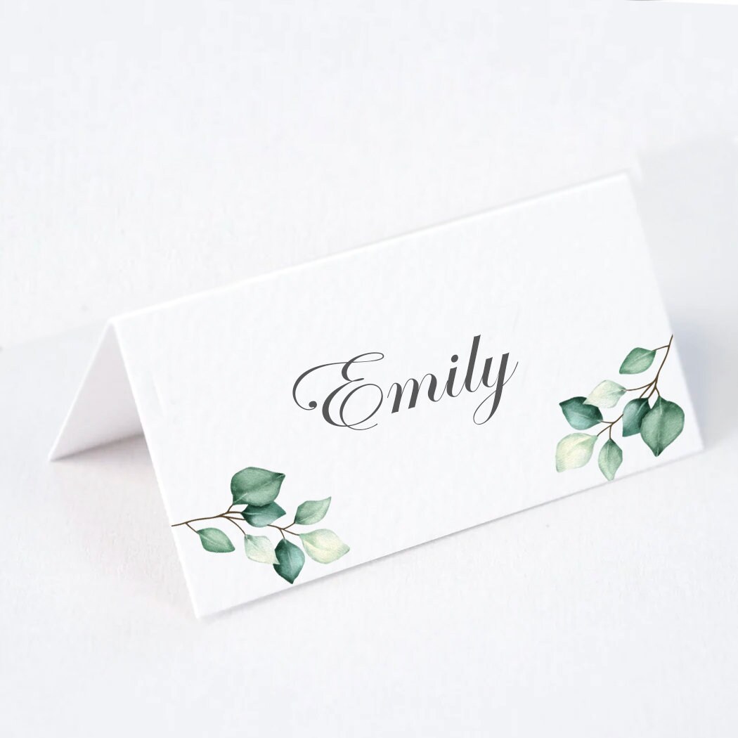 Wedding Place Cards, Table Setting, Wedding Name Cards, Table Name ...
