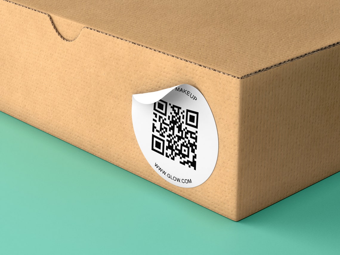 50 Custom QR Code Stickers, QR Code Package Brand Name Stickers, Custom ... 50 Custom QR Code Stickers, QR Code Package Brand Name Stickers, Custom ...