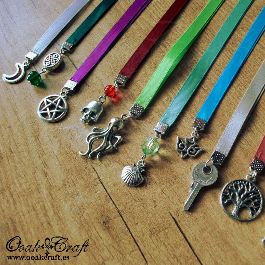 Satin Ribbon Bookmarks - Etsy