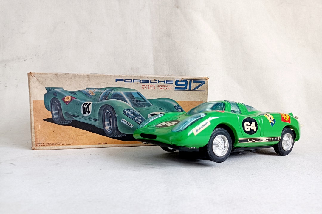 Mint Vintage Tin Toy Porsche 917 Battery Operated Japan - Etsy