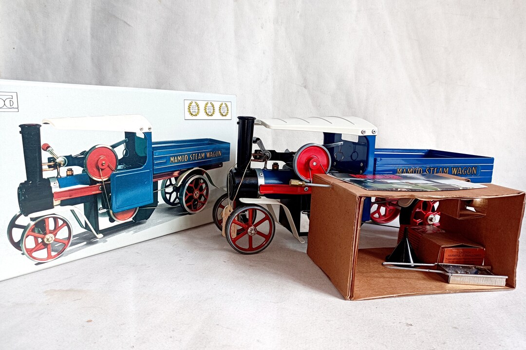 NOS Mamod Steam Wagon SW1 Blue Steam Engine Unused - Etsy
