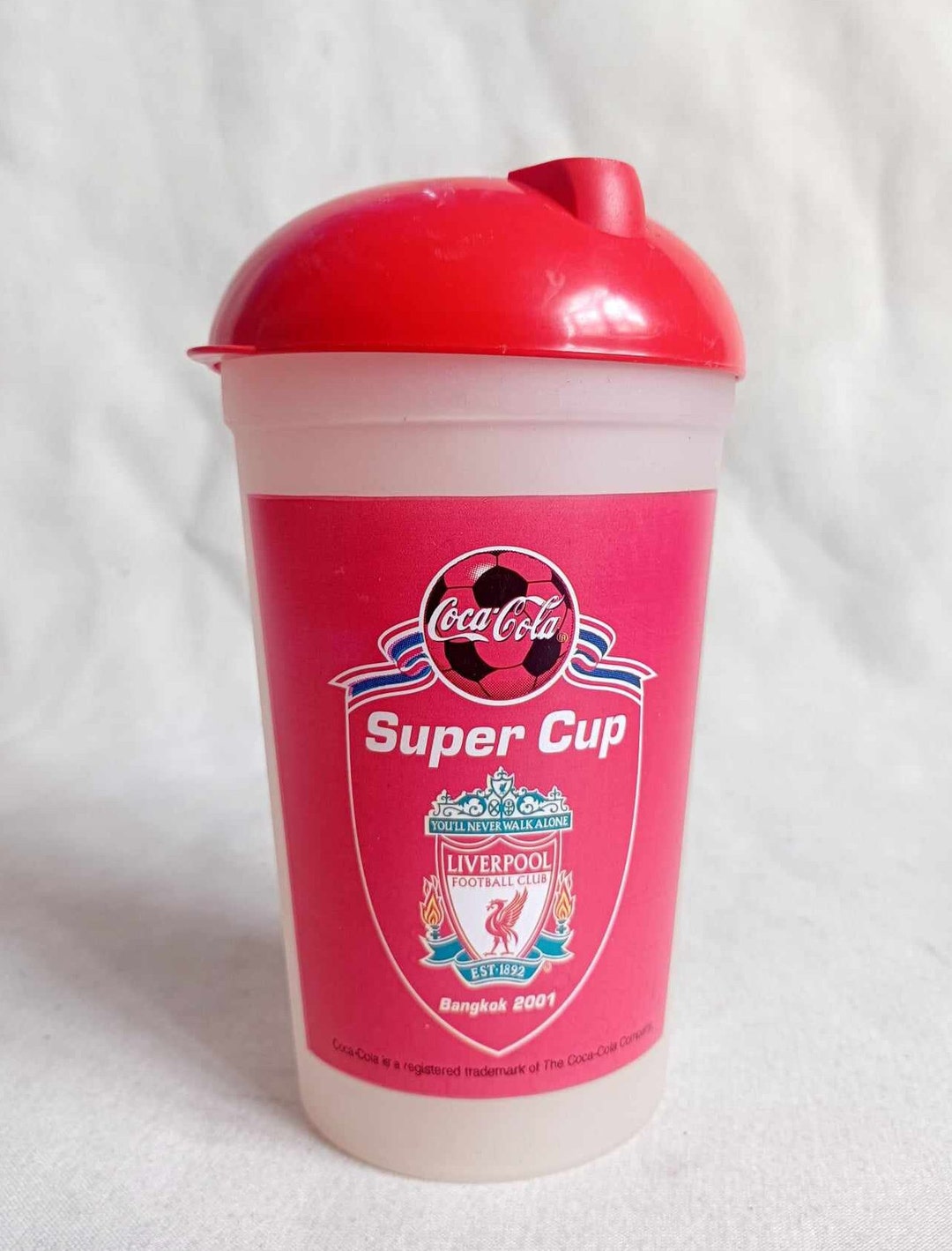 Souvenir Coca-cola Super Cup Football Match Liverpool in Thailand 2001 ...