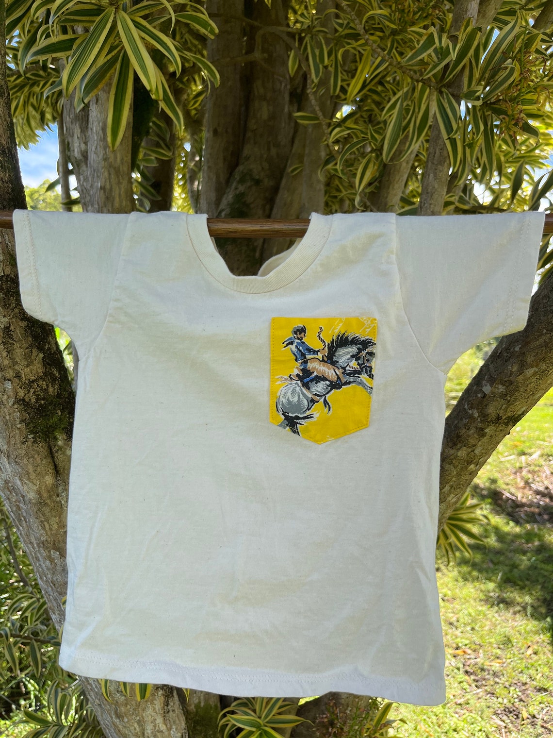 Paniolo Aloha Kids Pocket Tee - Etsy
