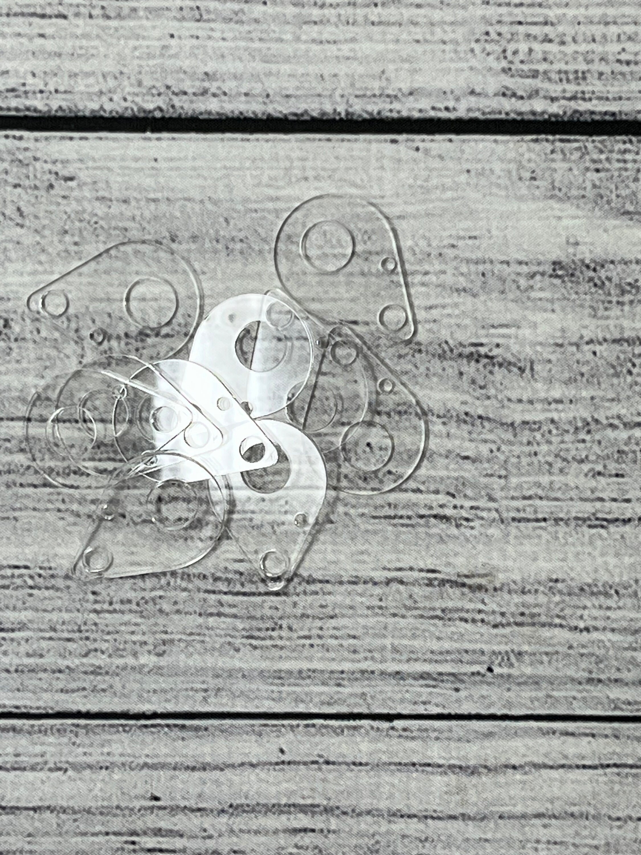 Clear Acrylic Tear Drop Floss Drops, Thread Drop, Floss Holder - Etsy