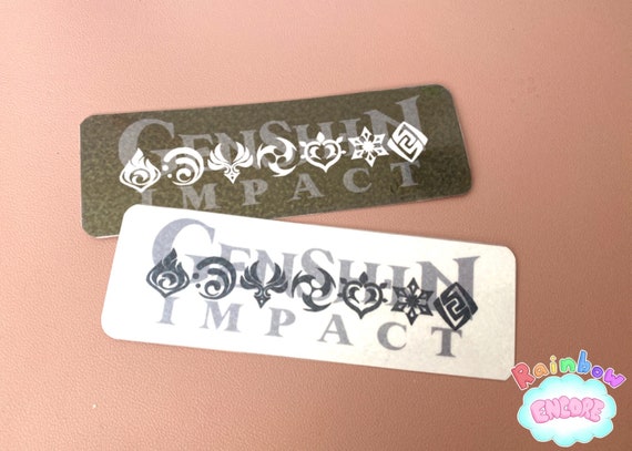 Genshin Impact Bookmarks | Etsy
