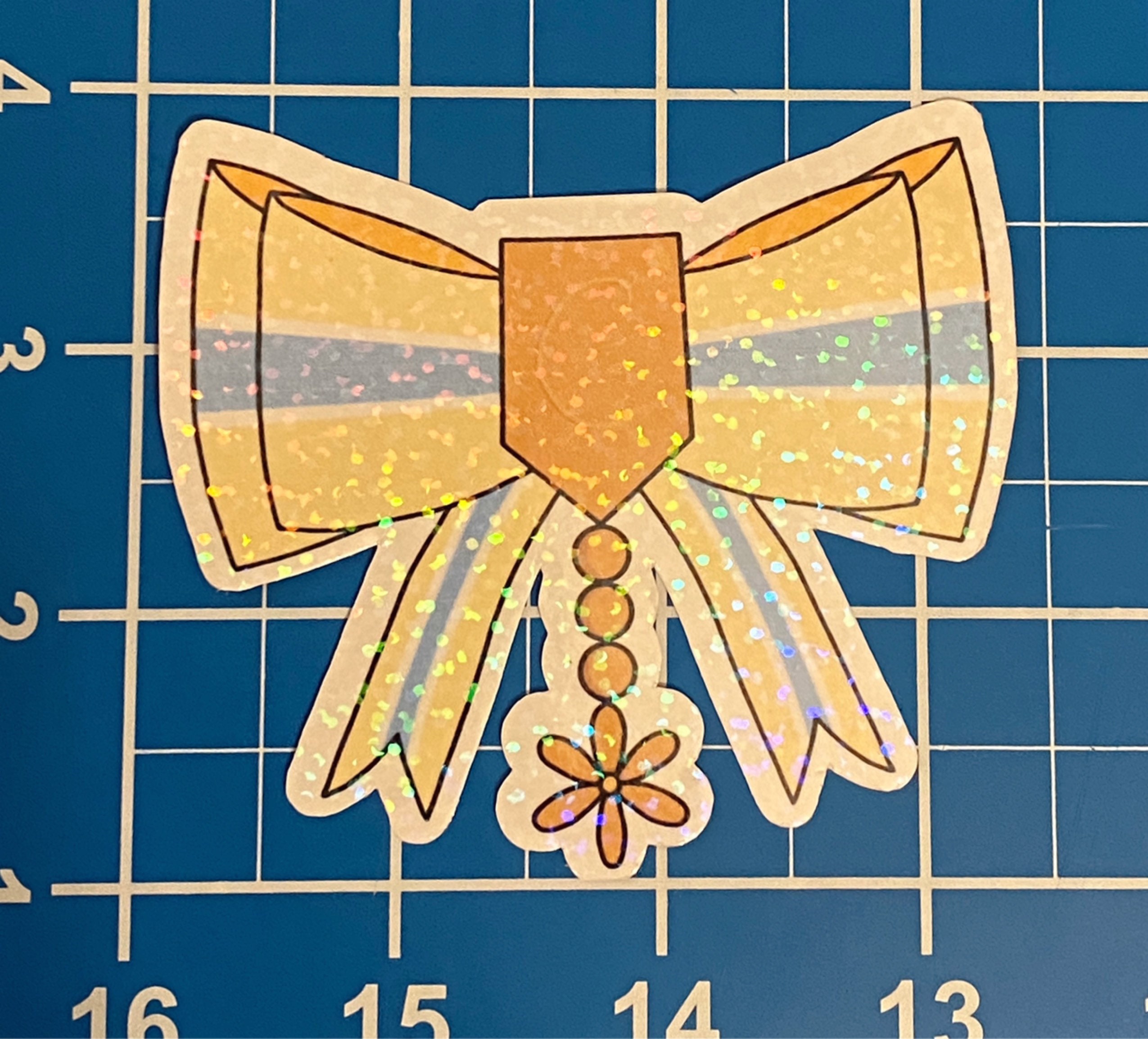 Pastel Palettes Dream Illuminate Bow Stickers | Etsy