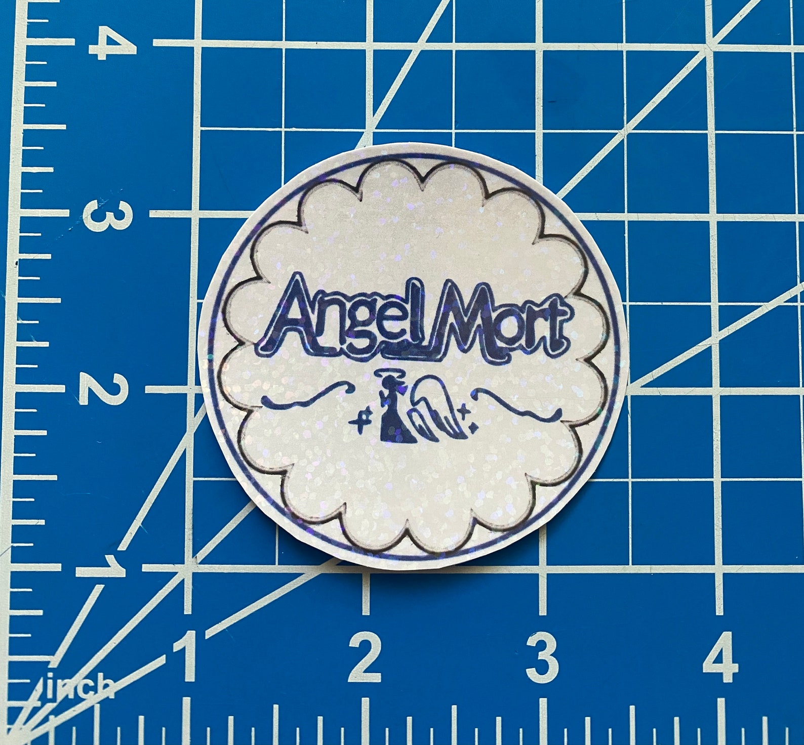 Angel Mort Holo Sticker - Higurashi When They Cry Shion Cafe Restaurant ...