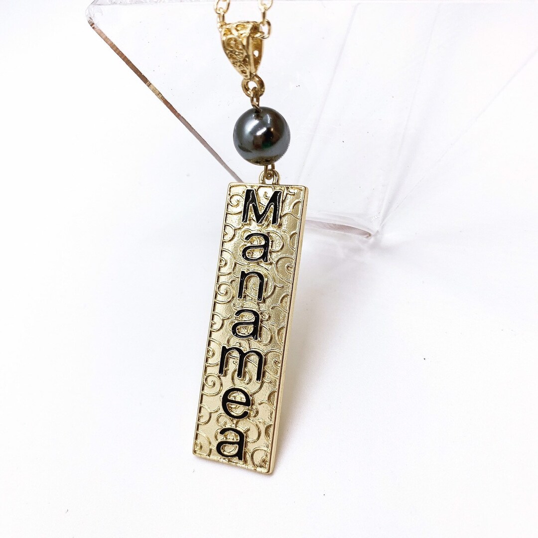 Samoan Manamea (sweetheart) : Hamilton Gold Necklace With Shell Pearls ...