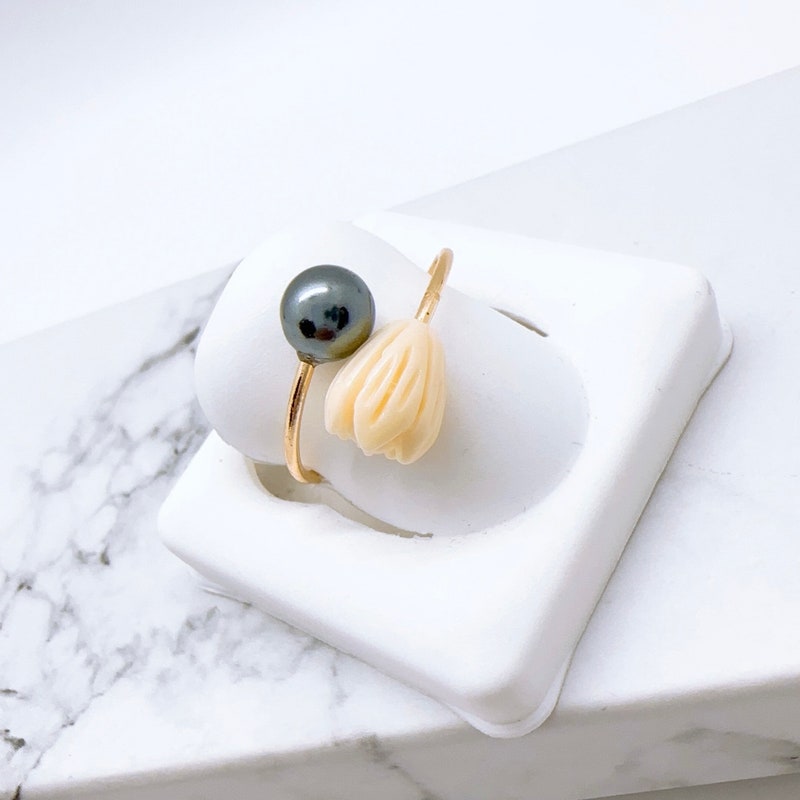 Ring With Shell - Etsy