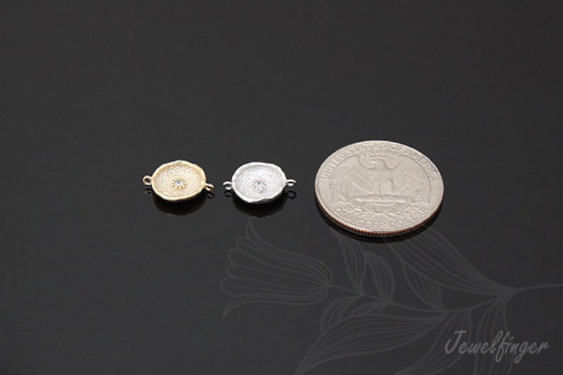 H663-20pcs-matt Gold Plated sideways Cubic Coin - Etsy