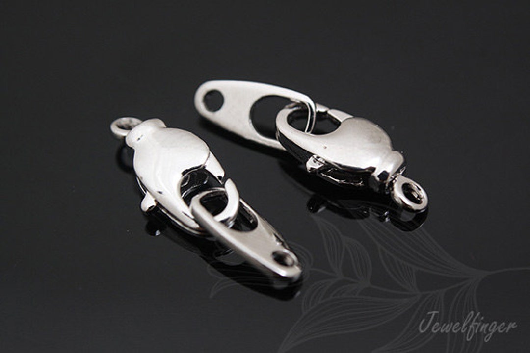 B192-4set/80set, Ternary Alloy Plated 11.5*6mm Robster Claw Clasp With ...