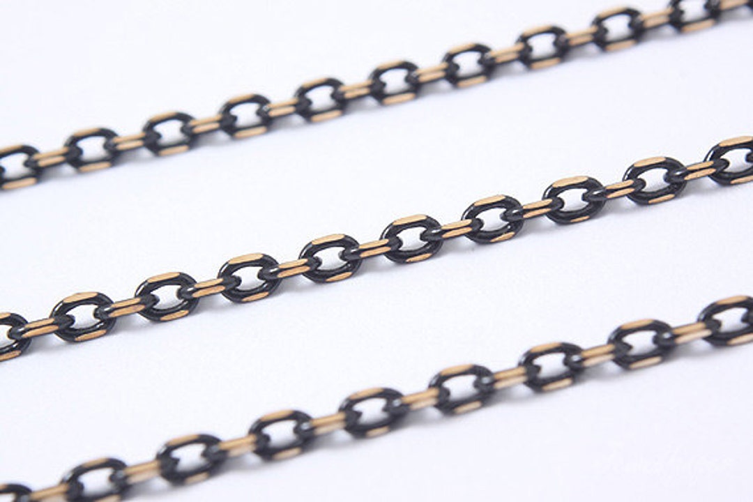 A151-1m/20m/200m -260S-4D/C Chain- Black Coating,neckalce Making ...