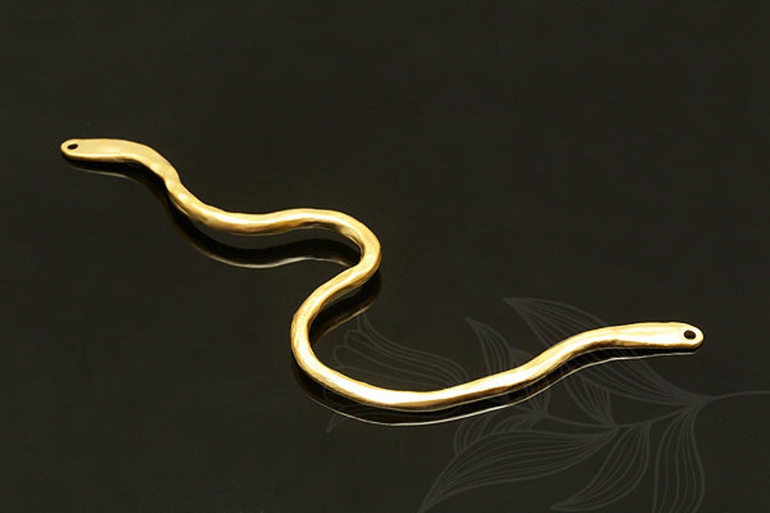 C1334-10pcs-matt Gold Plated-wave Stick - Etsy