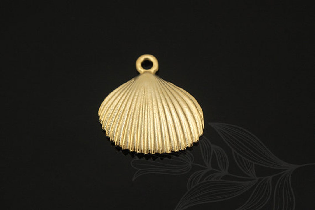 S1176-20pcs-matt Gold Plated-clam - Etsy