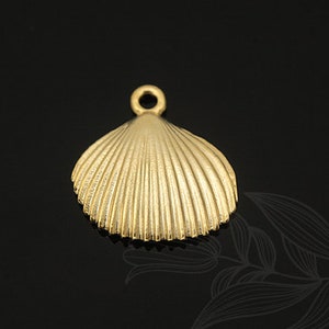 S1176-20pcs-matt Gold Plated-clam - Etsy