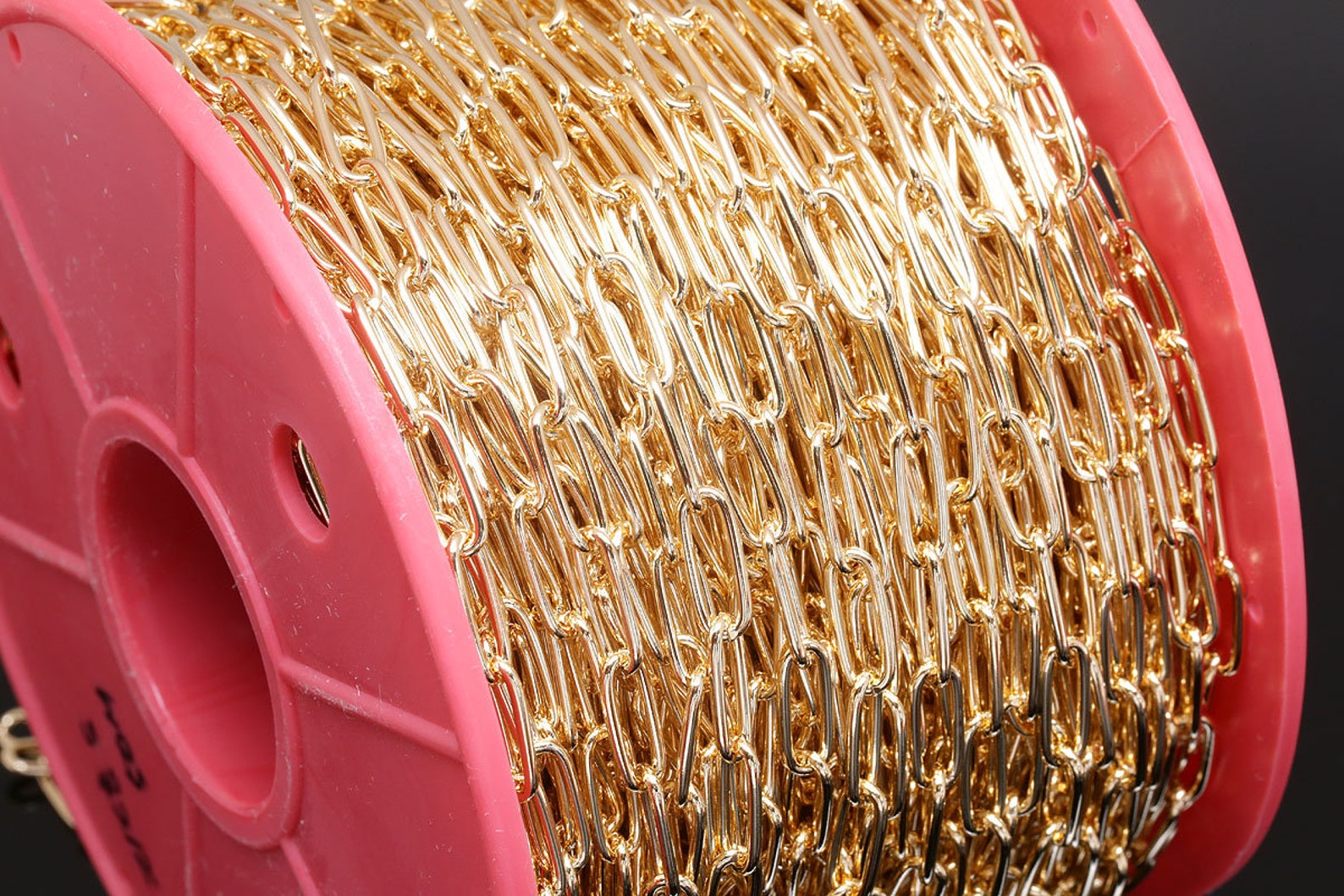 A510-20M-212 Chain-513mm Gold Plated Large Cable Chain-oval Link Chain ...