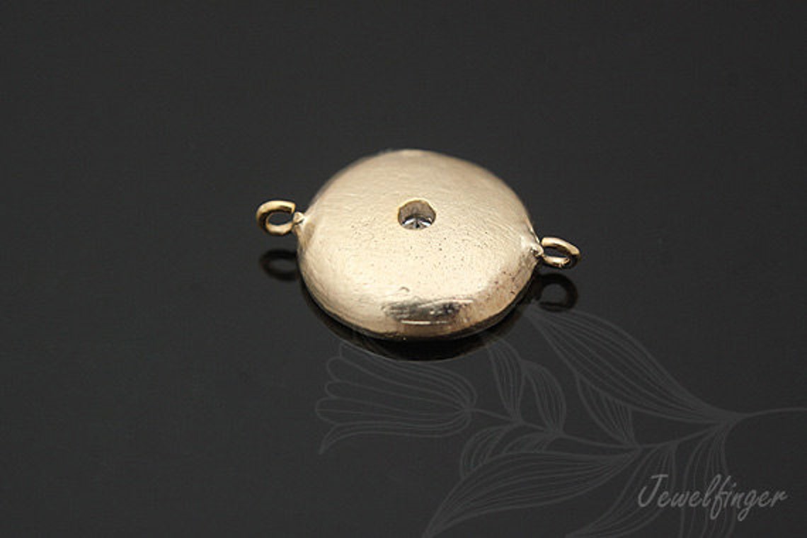 H663-20pcs-matt Gold Plated sideways Cubic Coin - Etsy