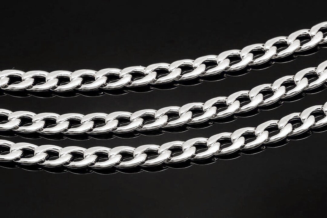 A540-1m/20m/200m, Ternary Alloy Plated 112 NF Chain, 7*4mm Chunky Oval ...