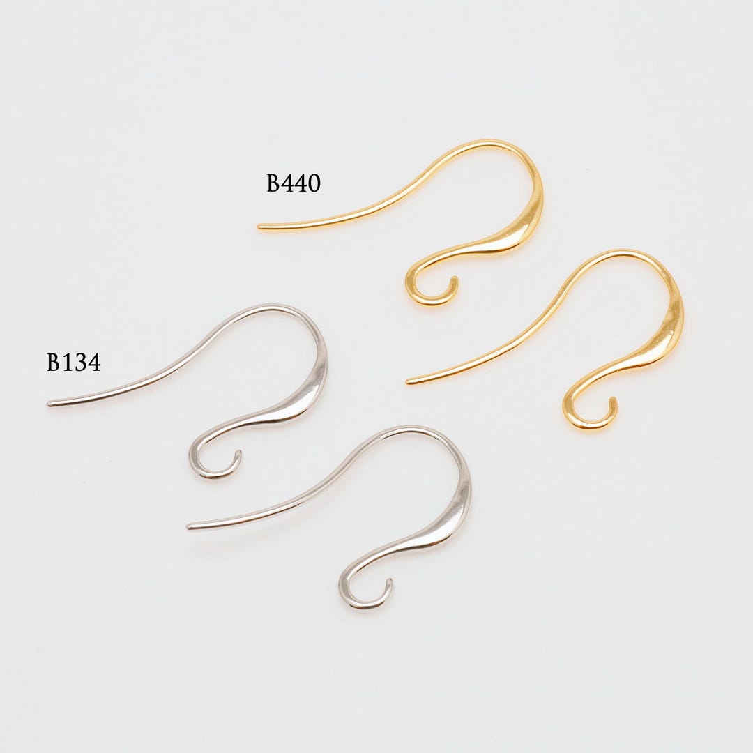 19mm Ear Wires, French Hook Ear Wire, Nickel Free [b440,b134-2pairs ...