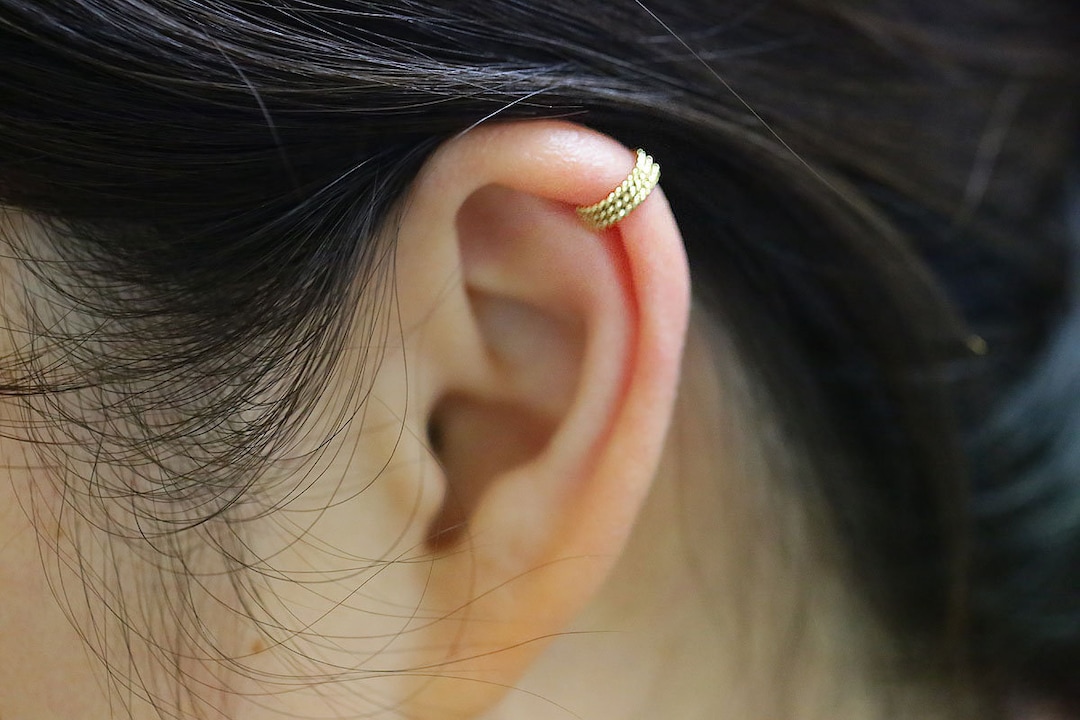 H1014- Mini Ear Cuff No.6- 1ea / 20ea,gold Plated, Nickel Free,non ...