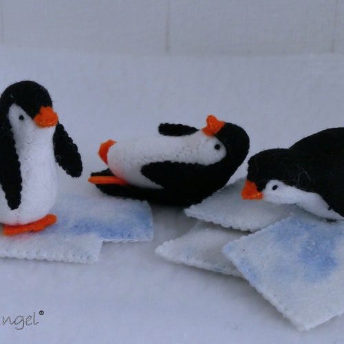 Winter Slide Polar Bears and Penguins DIY Kit - Etsy
