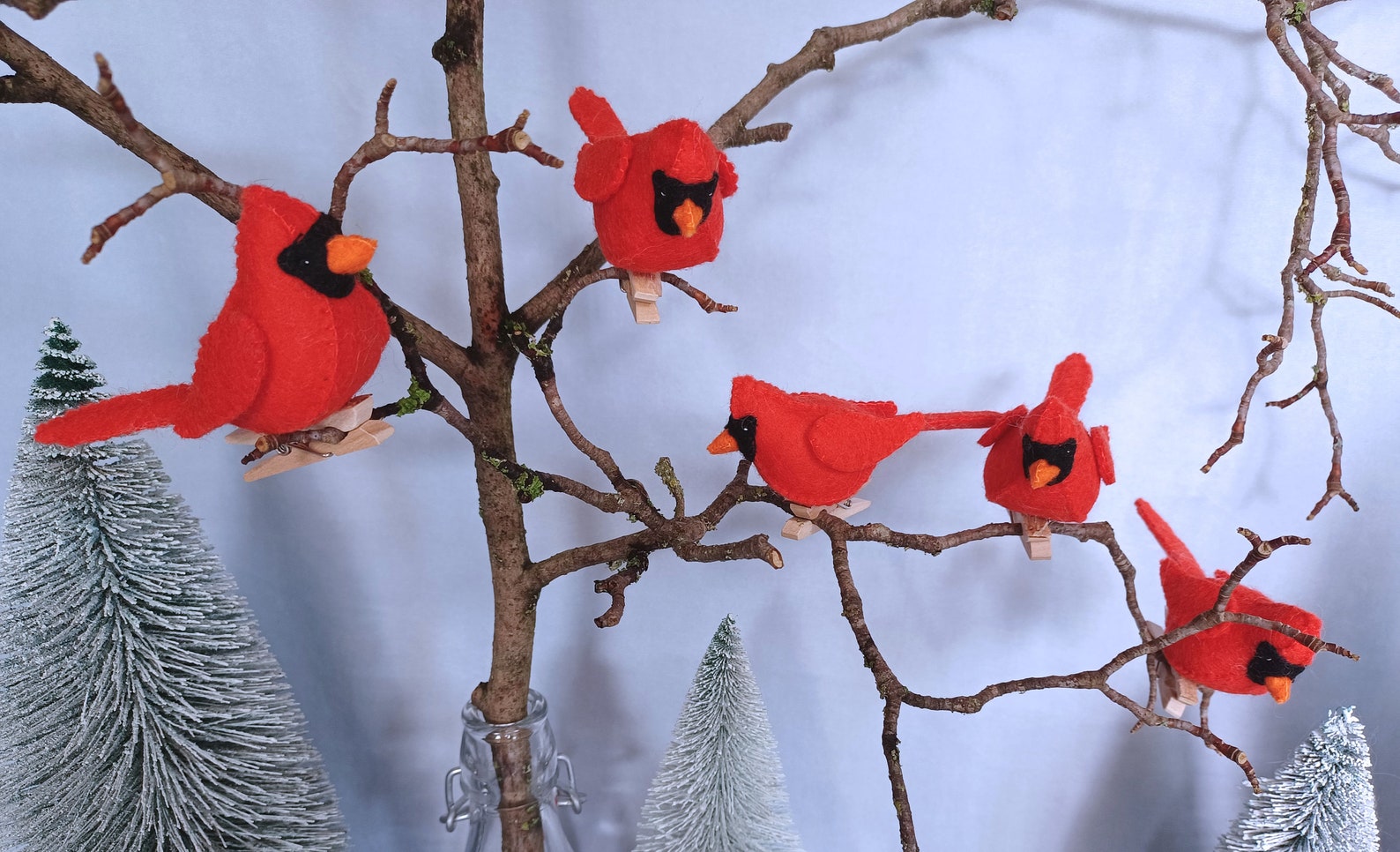 Red Cardinals - DIY Kit - Etsy
