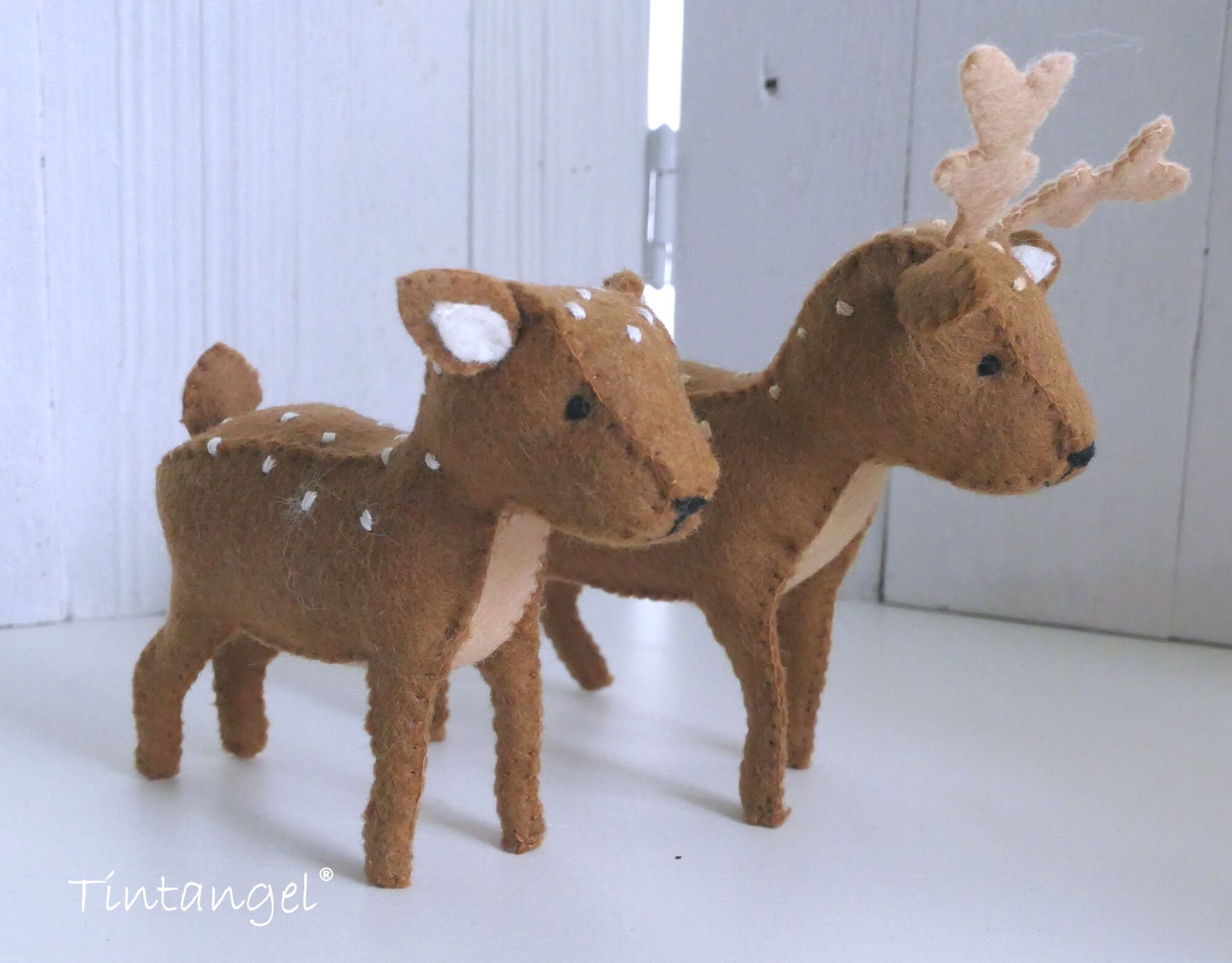 Deer - DIY Hand Sewing Kit - Felt Project - Woodland Animals - Waldorf ...