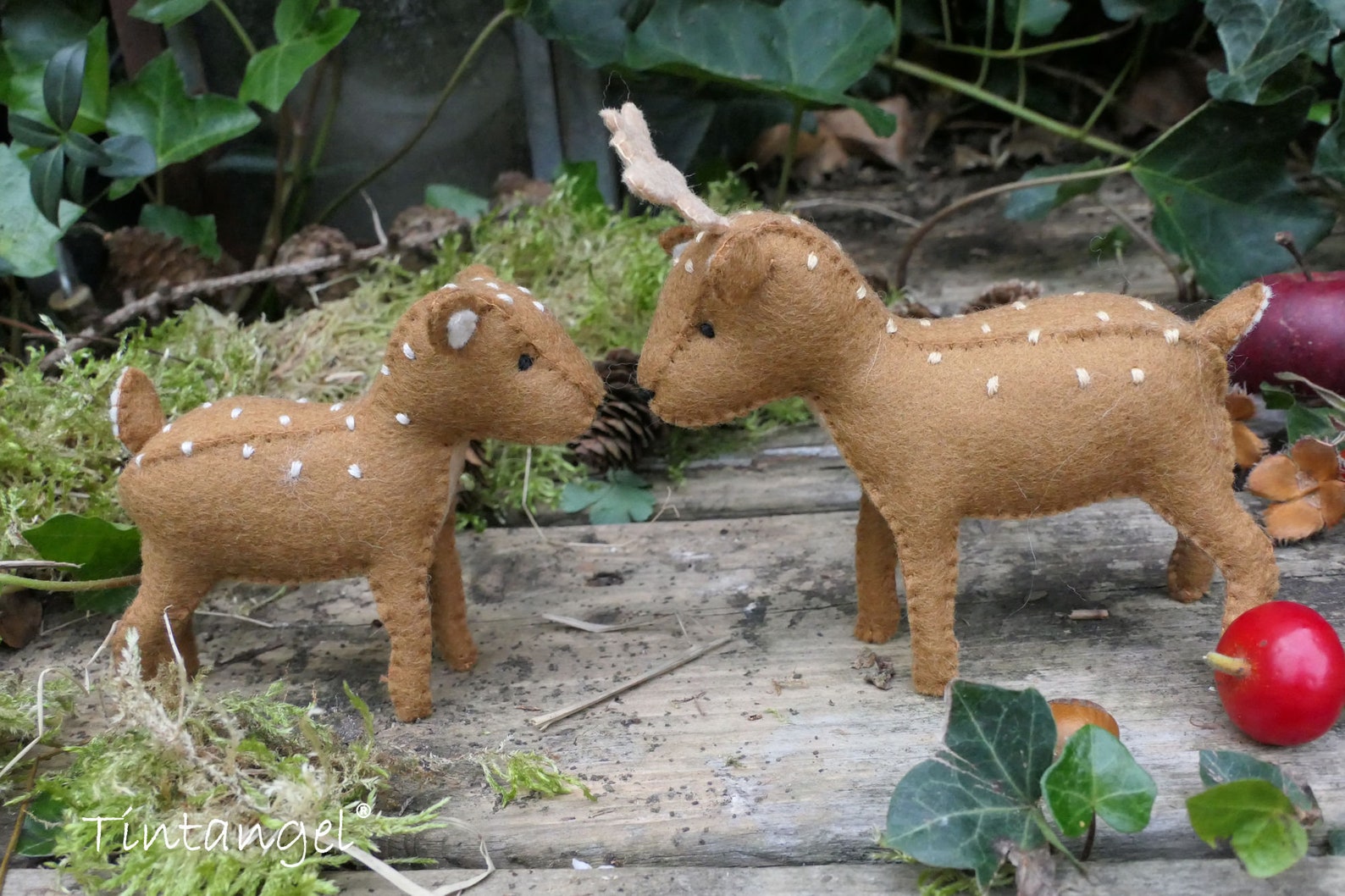 Deer - DIY Hand Sewing Kit - Felt Project - Woodland Animals - Waldorf ...