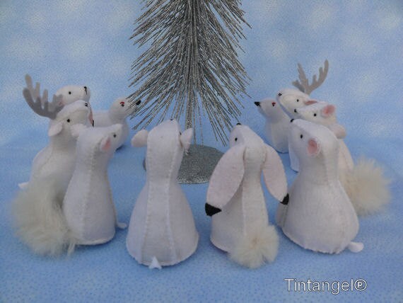 Winter Animals - Snowshoe Hare - DIY Kit - Etsy