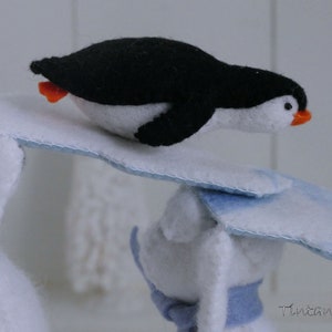 Winter Slide - Polar Bears and Penguins - DIY Kit - Etsy