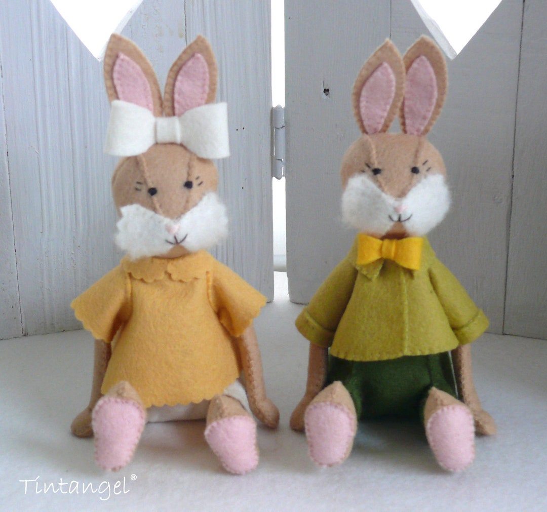 Easter Bunny Boy or Girl DIY Kits - Etsy