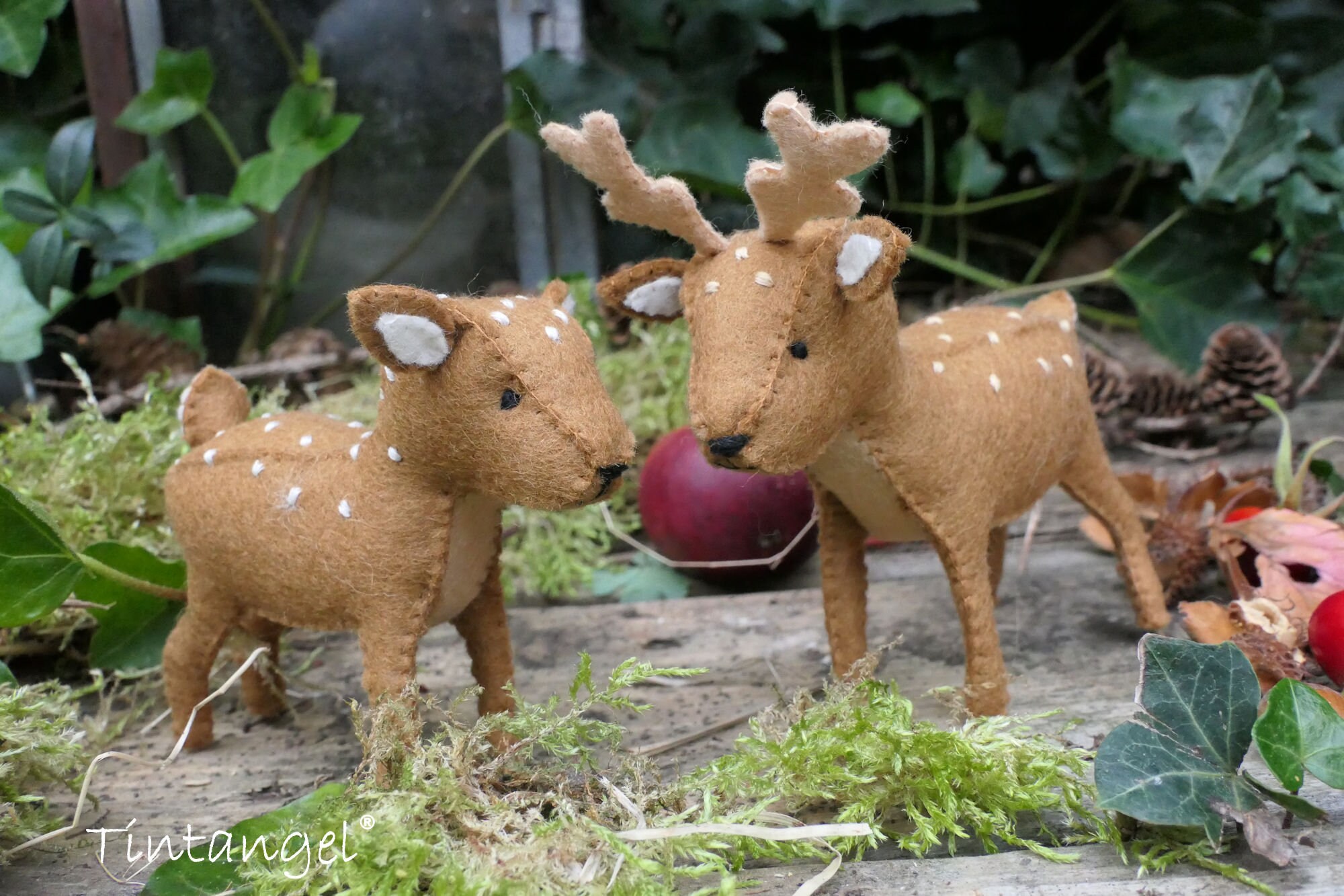 Deer - DIY Hand Sewing Kit - Felt Project - Woodland Animals - Waldorf ...