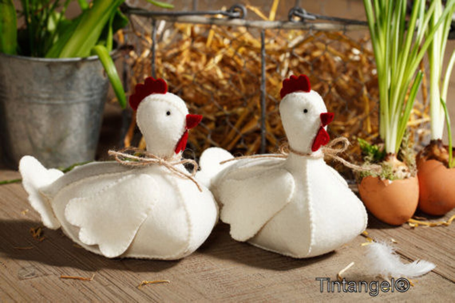 Heather & Hannah Hen - DIY Kit - Etsy