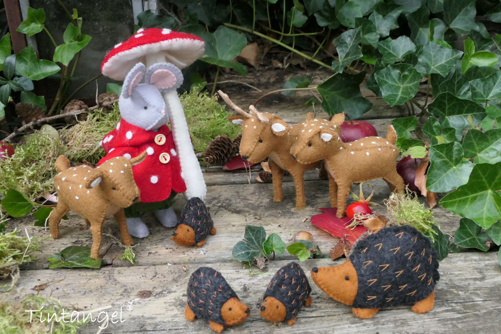 Deer - DIY Hand Sewing Kit - Felt Project - Woodland Animals - Waldorf ...