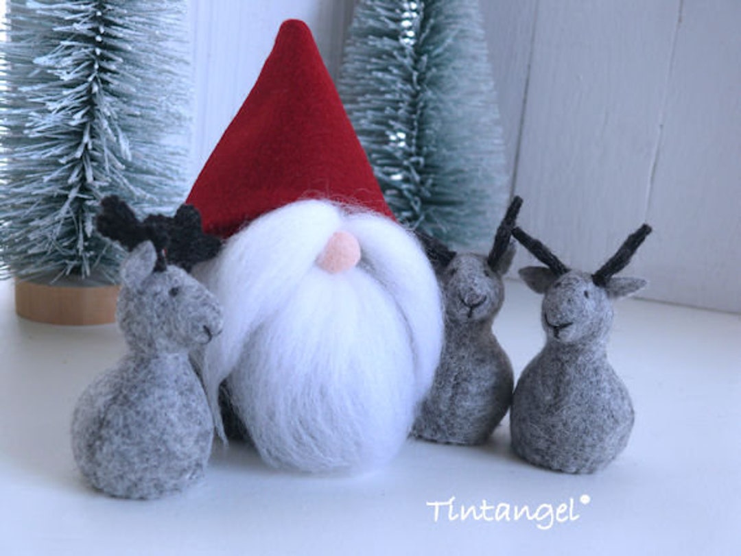 Santa and His Reindeer - DIY Kit - Etsy