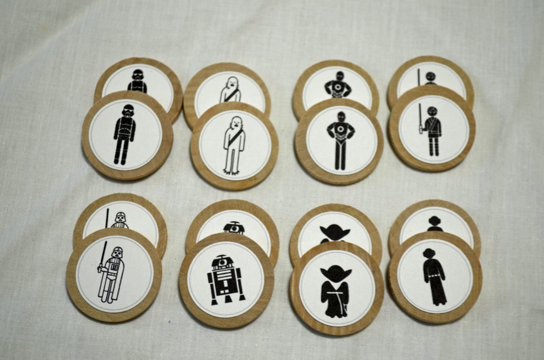 Star Wars Memory Game // Star Wars Matching Game - Etsy