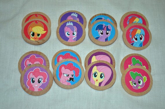 Cartoon Pony Memory Game // My Little Pony - Etsy