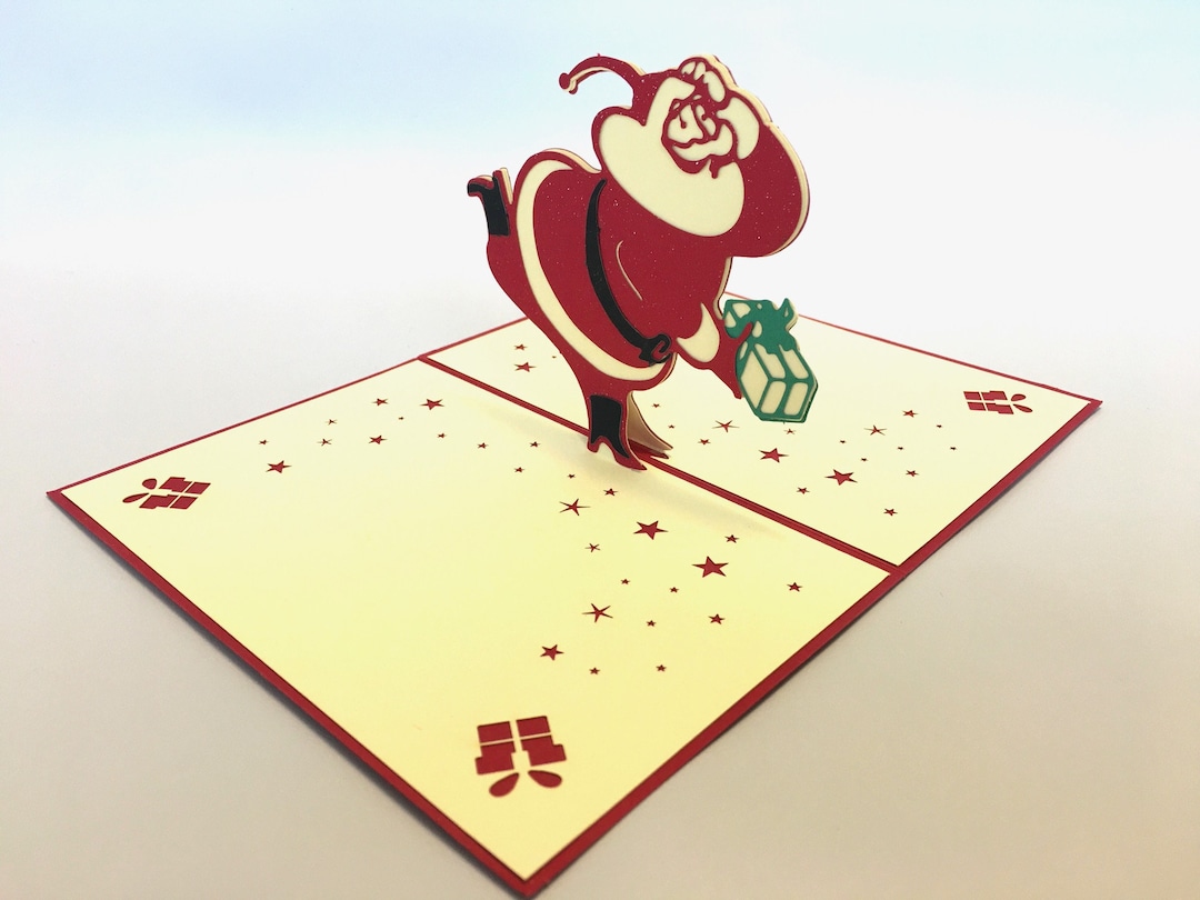 Santa's Pop-up Card - Etsy