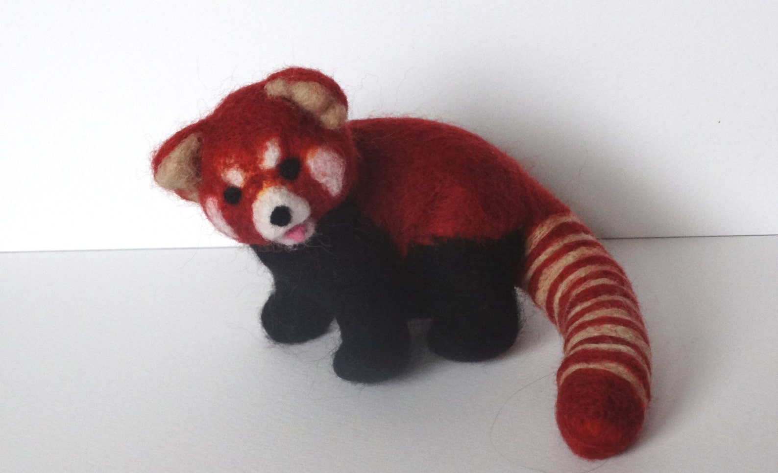 Needle Felted Animal, Felted Red Panda Toy ,toy Red Panda - Etsy